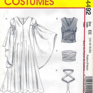 Renaissance Costume - Mccall's 4492 - Uncut Sewing Pattern - Etsy