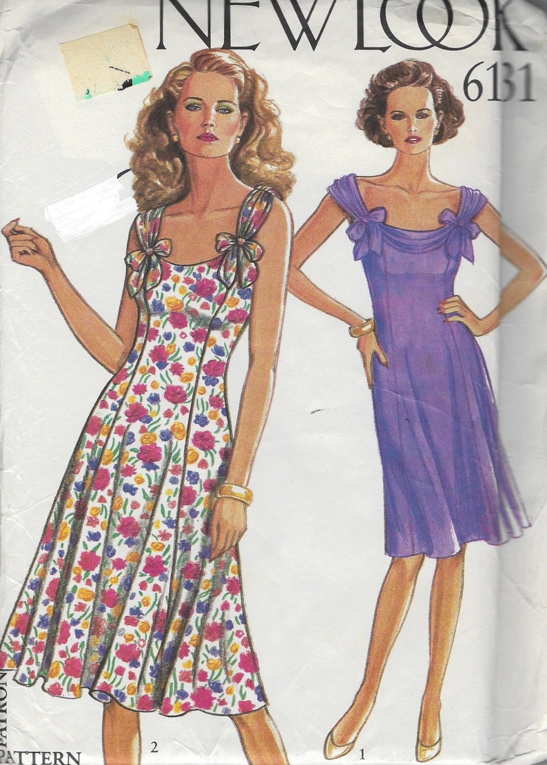 Summer Dresses New Look 6131 Uncut Sewing Pattern - Etsy