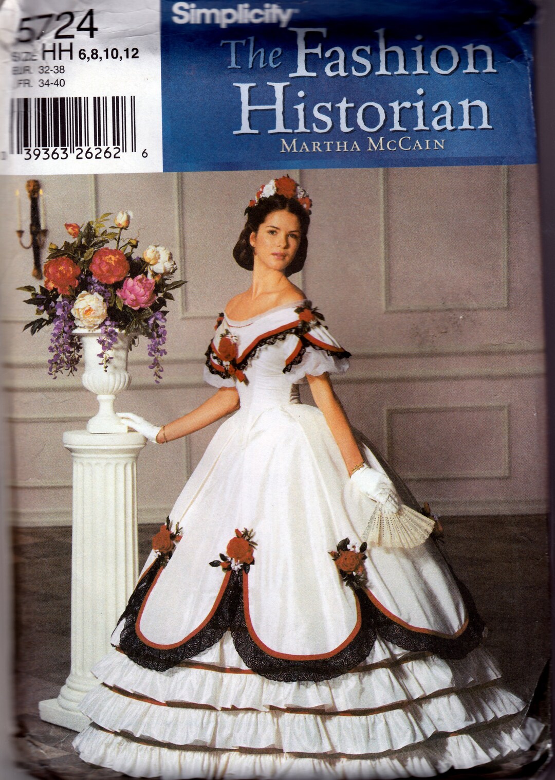 Designer Ball Gown by Martha Mccain simplicity 5724 Uncut - Etsy