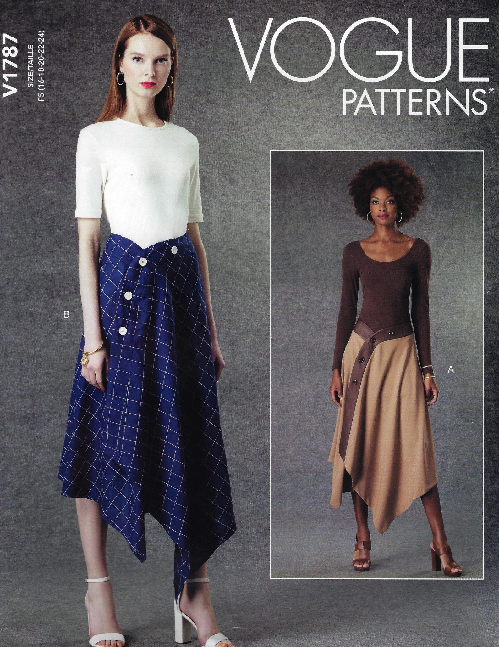 Vogue 1787 Skirt Sewing Pattern - Etsy