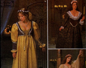 Simplicity 7756, Women's Costume Pattern, Renaissance, Medieval Lady ...