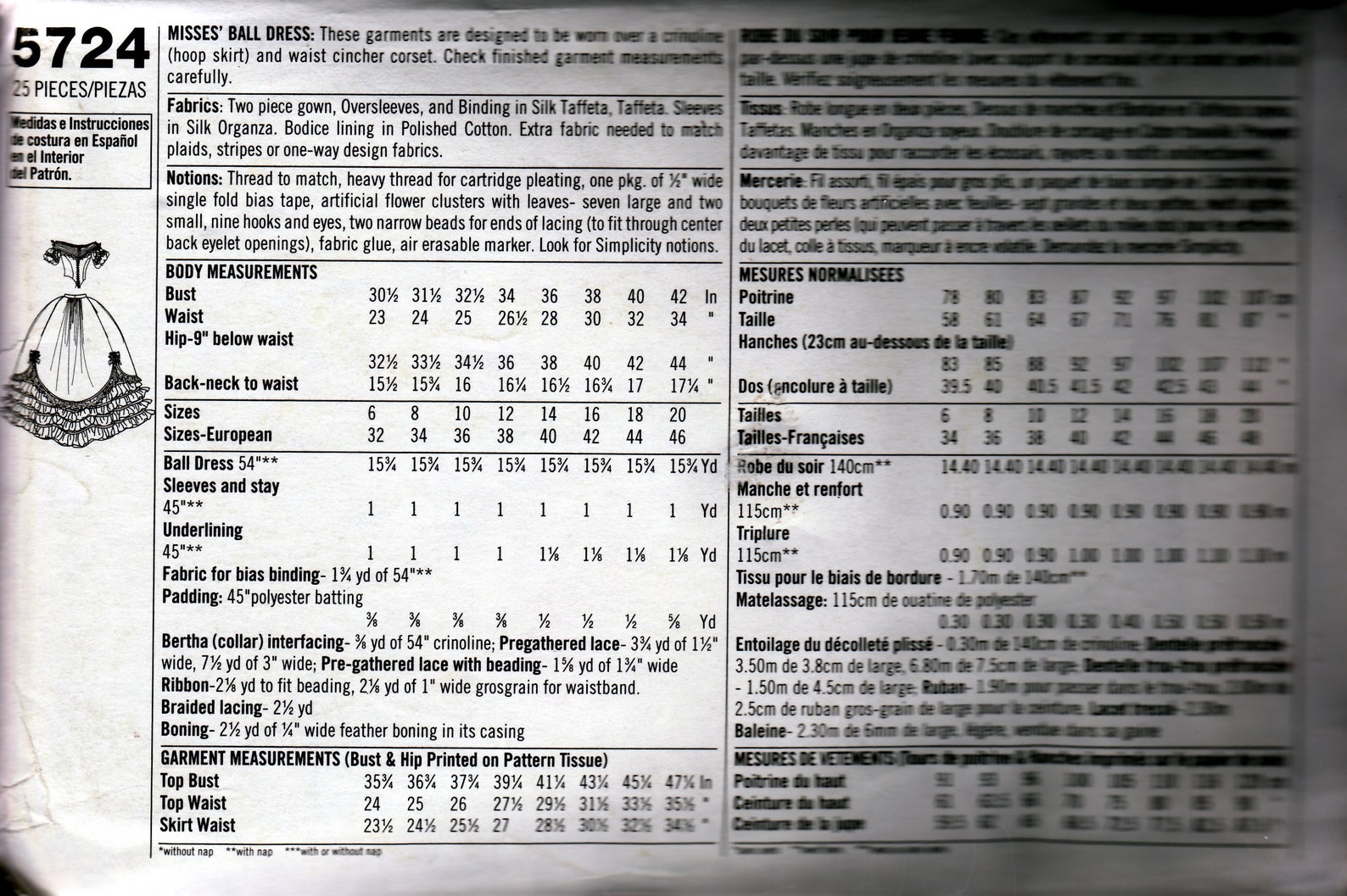 Designer Ball Gown by Martha Mccain simplicity 5724 Uncut | Etsy