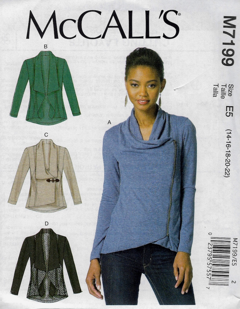Jacket Set Mccall's 7199 Uncut Pattern - Etsy