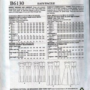 Dresses & Jumpsuit - Butterick 6130 - Uncut Pattern - Etsy