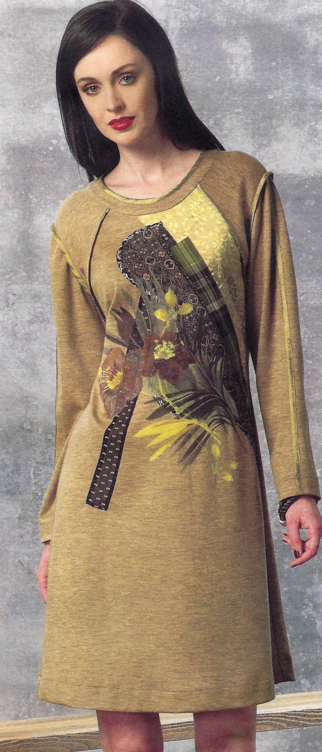 Dress With Appliques by Koos Couture - Vogue 1459 - Uncut Sewing ...