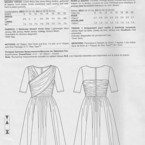 Front Drape Dress by Tracy Reese - Vogue 1252 - Uncut Pattern - Etsy