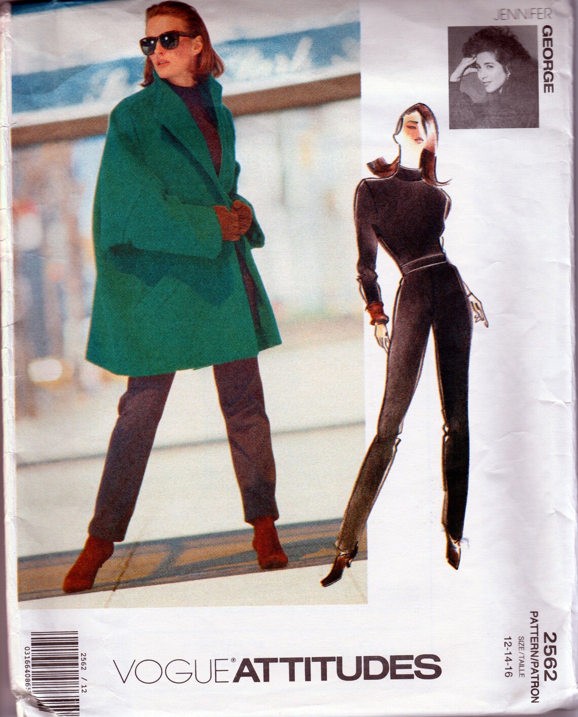 Jacket Top & Pants by Jennifer George Vogue 2562 Uncut - Etsy