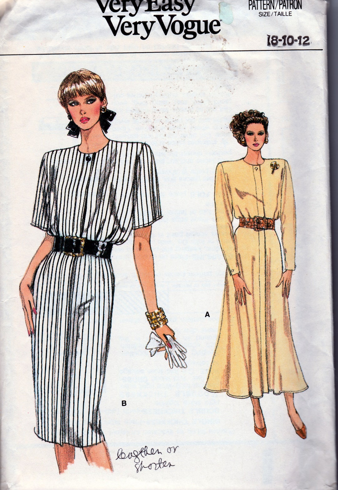 Vogue 9830 Dresses Sewing Pattern - Etsy