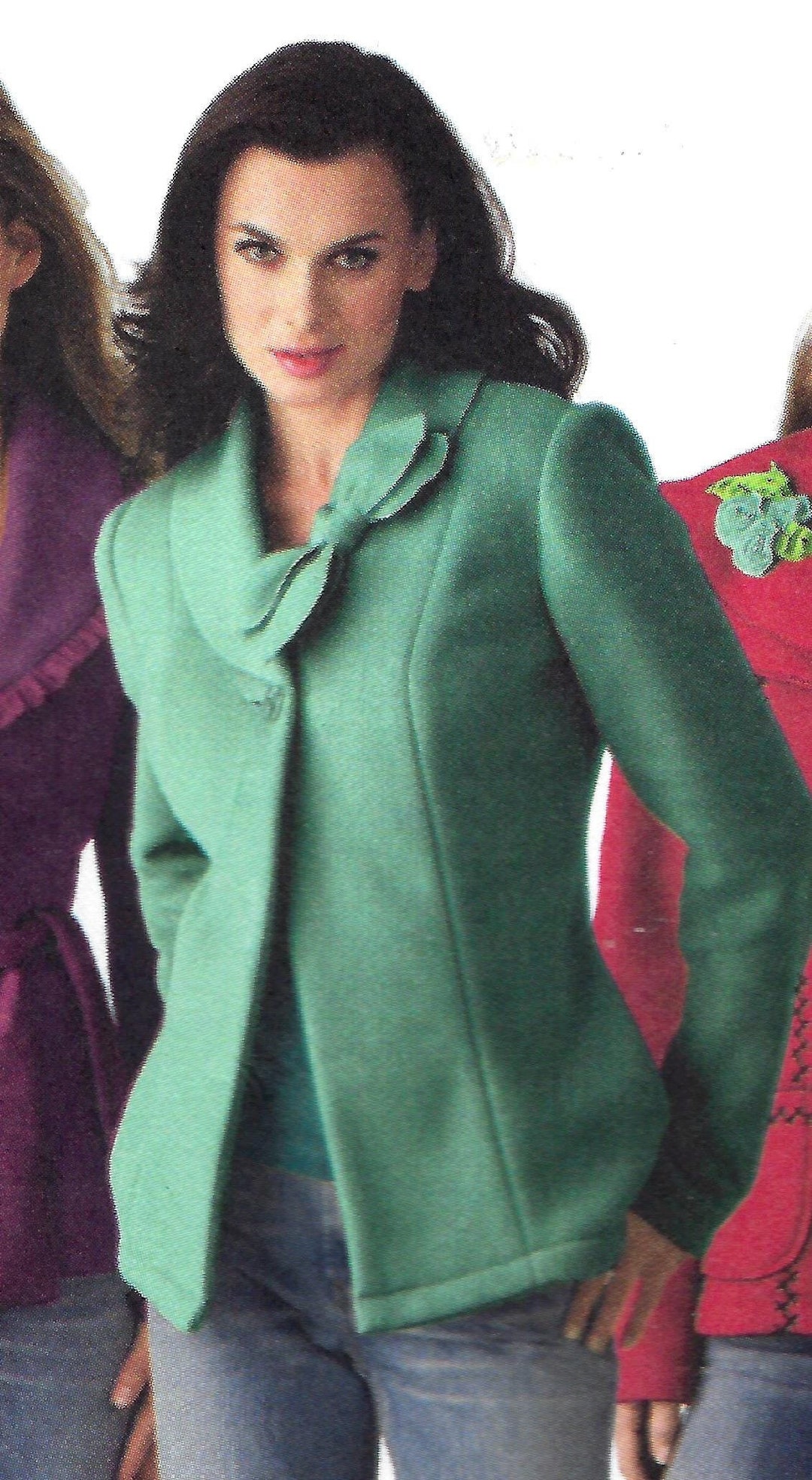 Jacket or Vest, Collar & Trim Variations - Simplicity 4032 - Uncut ...