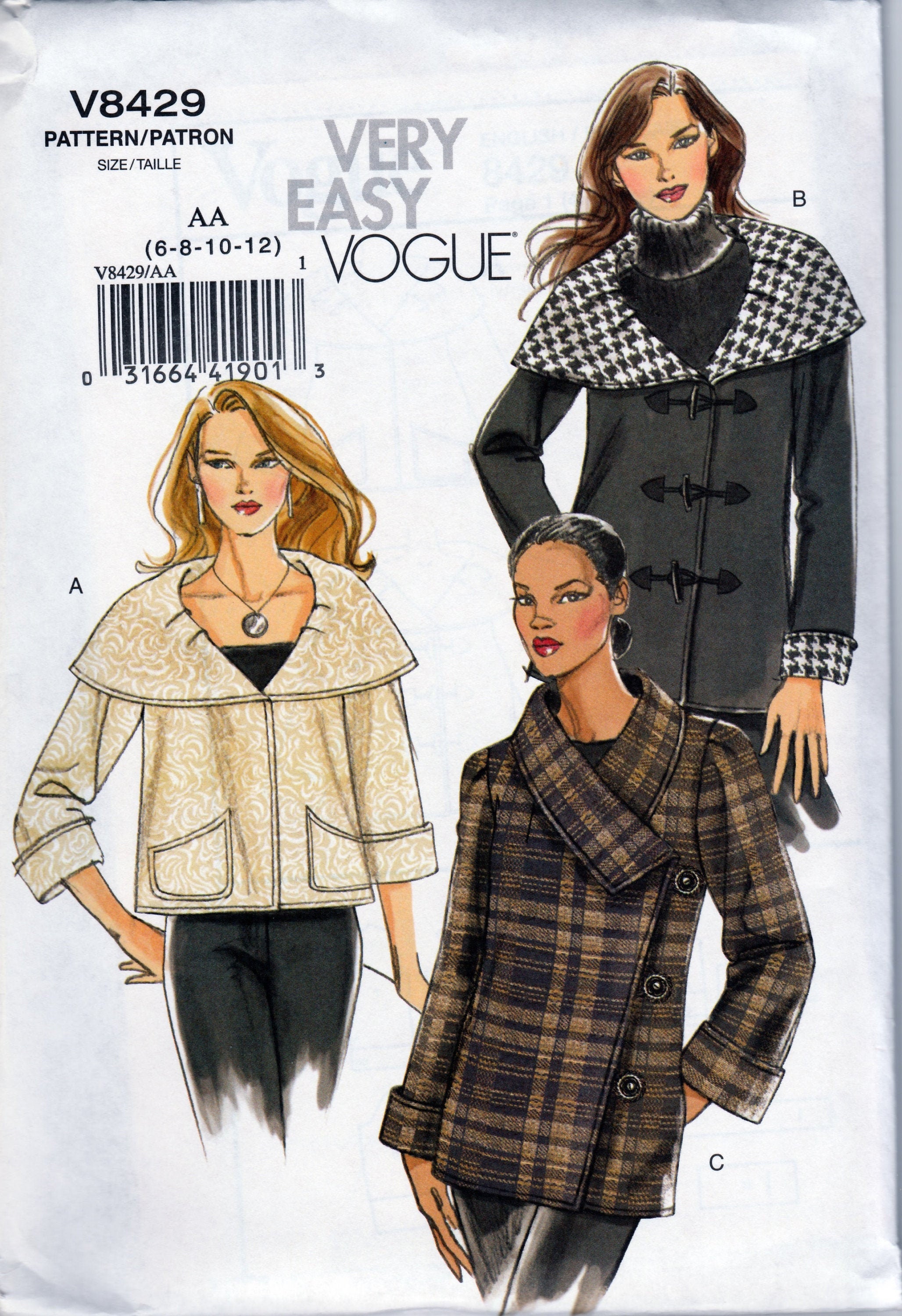 Jacket Set Vogue 8429 Uncut Sewing Pattern - Etsy