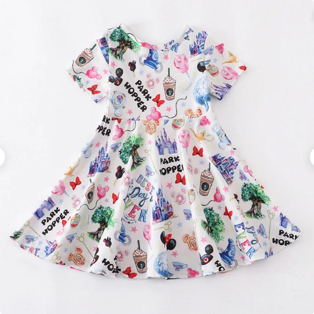 Disney World / Disneyland Park Dress Stretch Fit and Ready to Ship 2T ...
