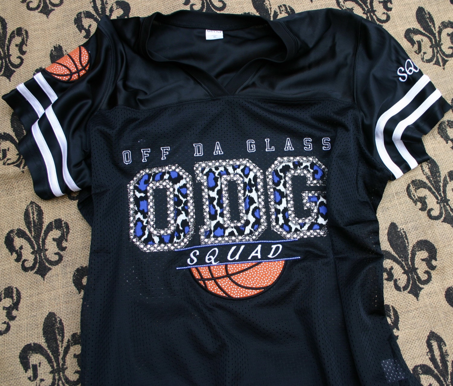 Fan Shirt Monogrammed Applique Personalized Basketball fan | Etsy