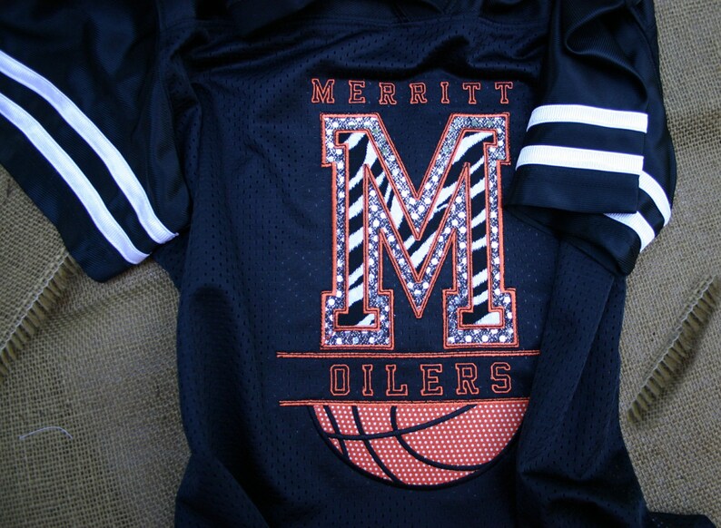 Fan Shirt Monogrammed Applique Personalized Basketball Fan - Etsy