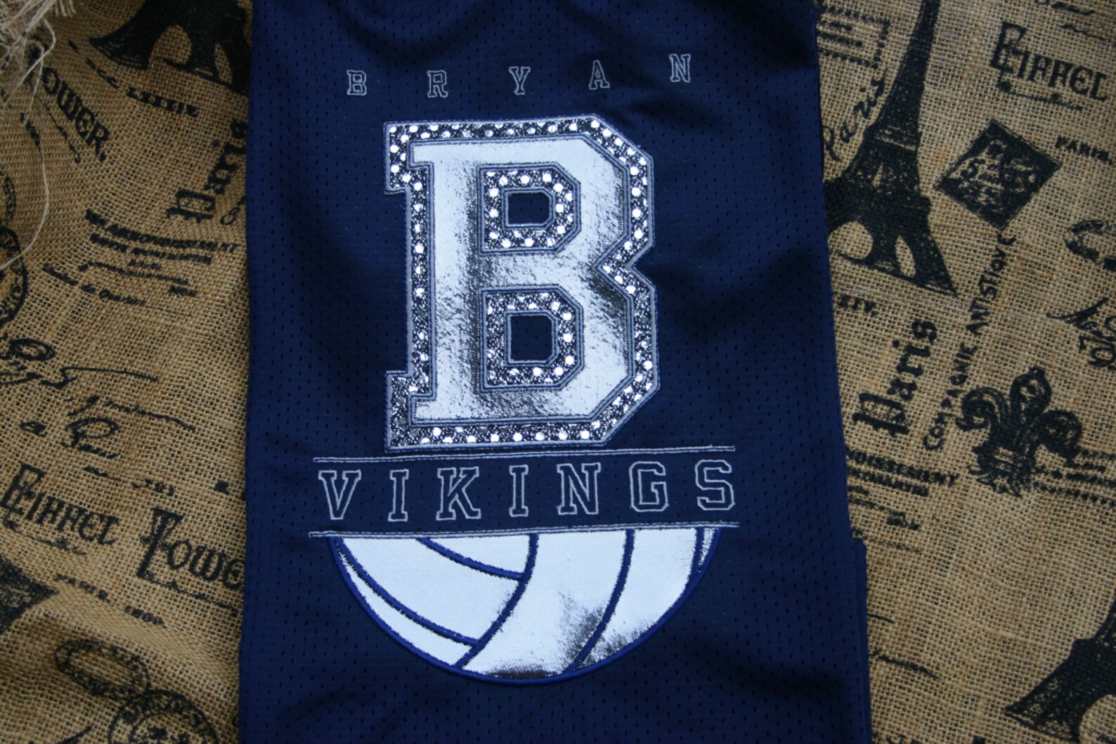 Fan Shirt Volleyball Monogrammed Applique Personalized - Etsy