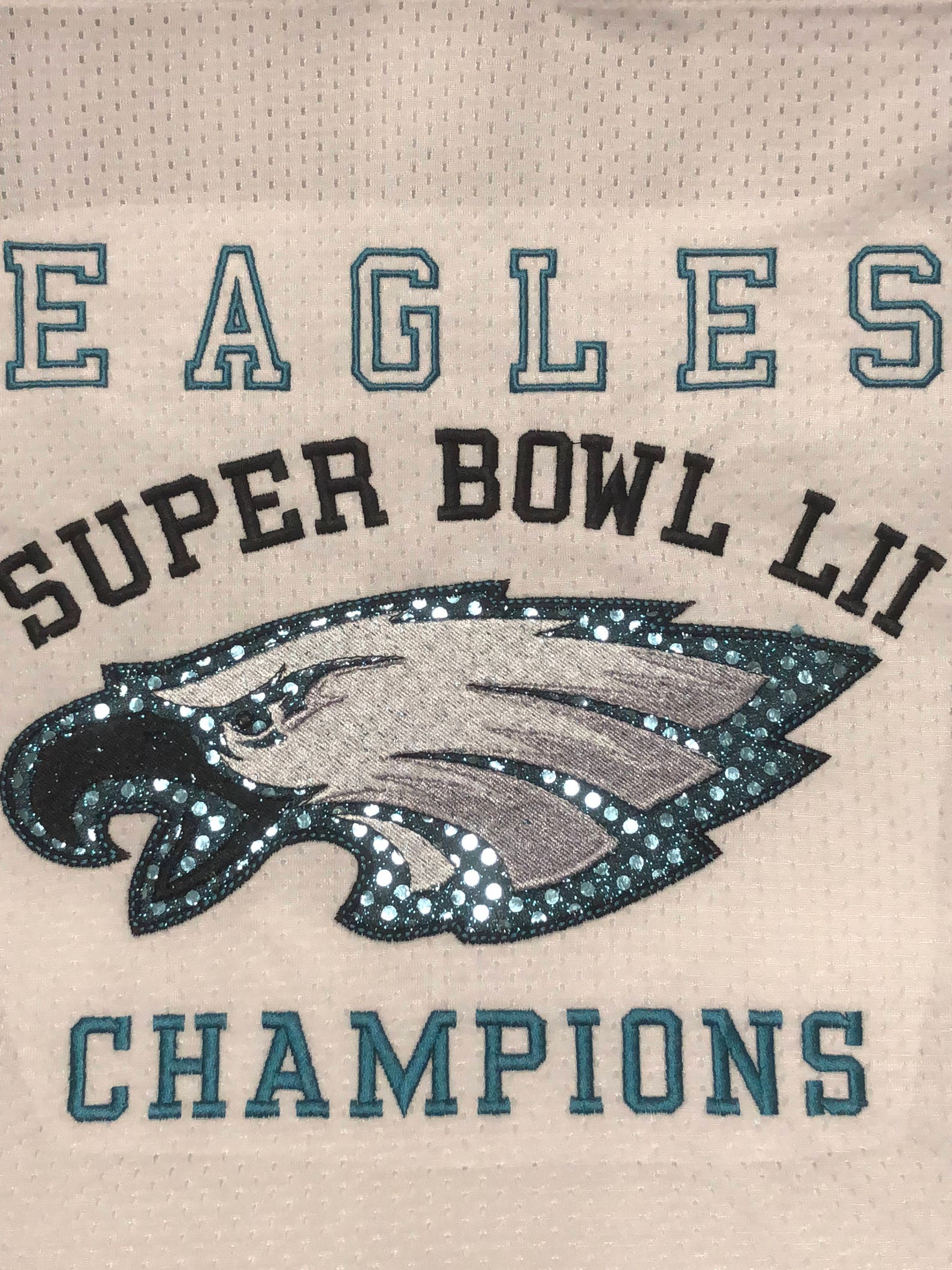 Eagles Inspired Super Bowl Bling Fan Spirit Jersey - Etsy
