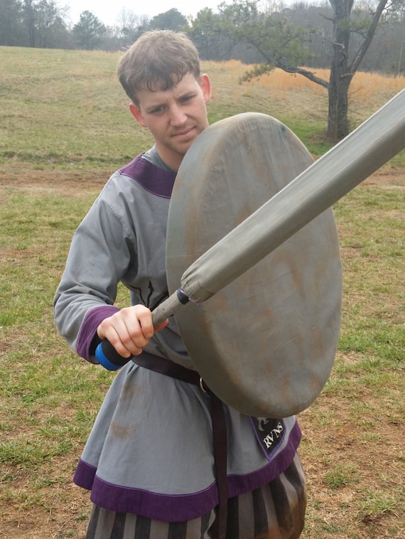 Large Round Low Strap Shield 27 Diameter Premium | Etsy