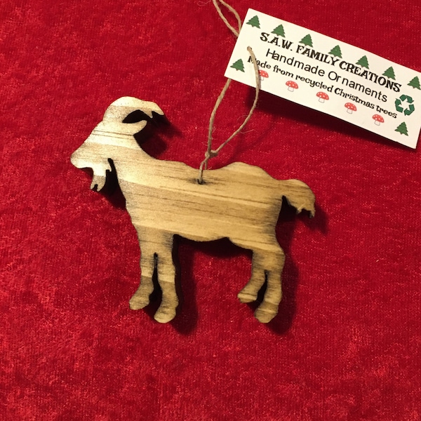 Wooden Goat - Etsy