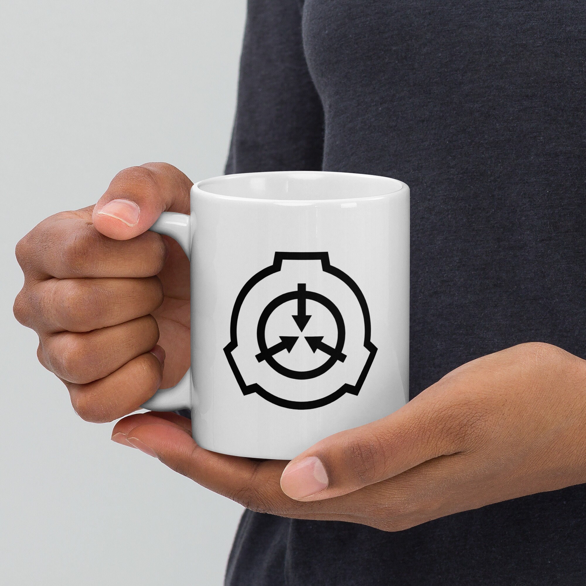 SCP Foundation Logo White Mug Gift for Nerd Geek Gift Coffee Mug for ...