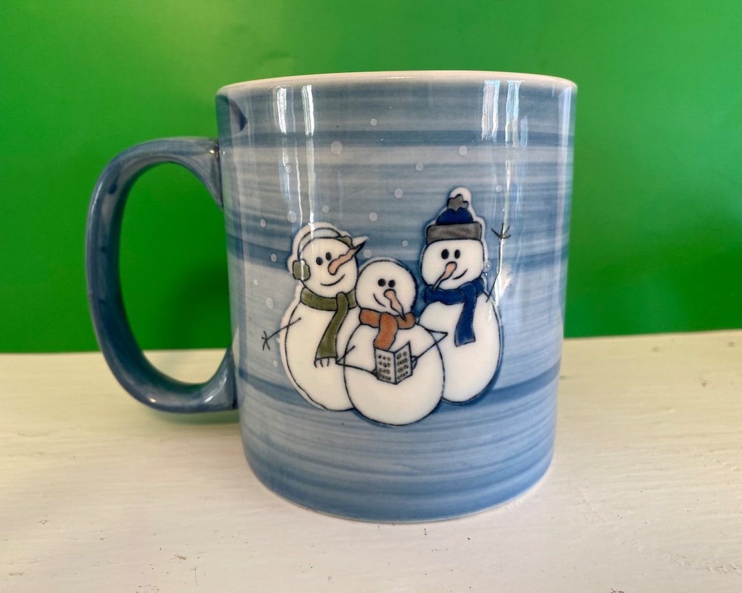 Eddie Bauer Snow Family Christmas Winter Mug Coffee Tea Hot Cocoa 14 Oz ...