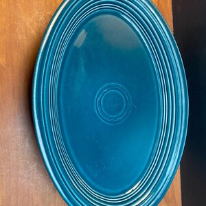 Fiesta Ware Juniper 14” Sering Platter Intro 1999 Collection by Homer ...