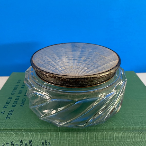 Glass Powder Jar - Etsy