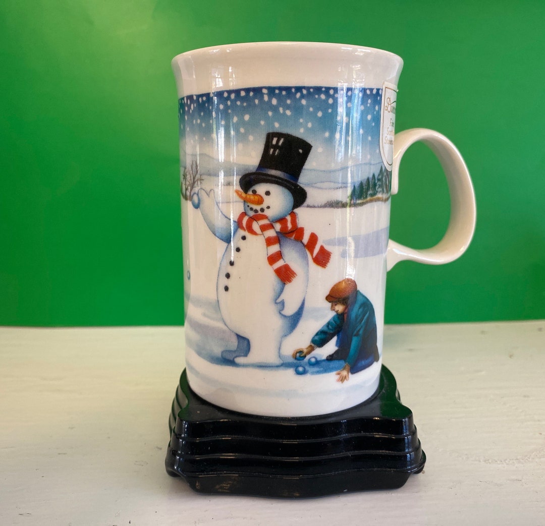 Dunoon Christmas Mug Mister Snowman by Ruth Boden Fine China Made in ...