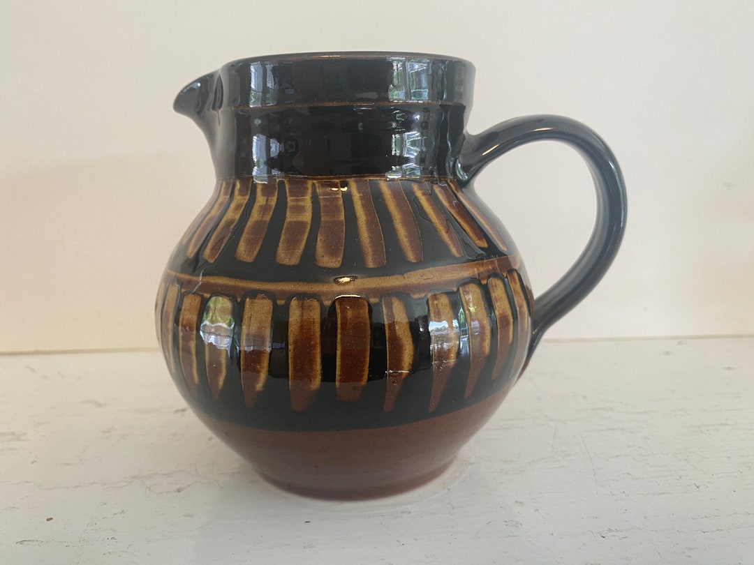 Harry Juniper Bideford Pottery Slipware Signed 24 Oz Pitcher Famous ...