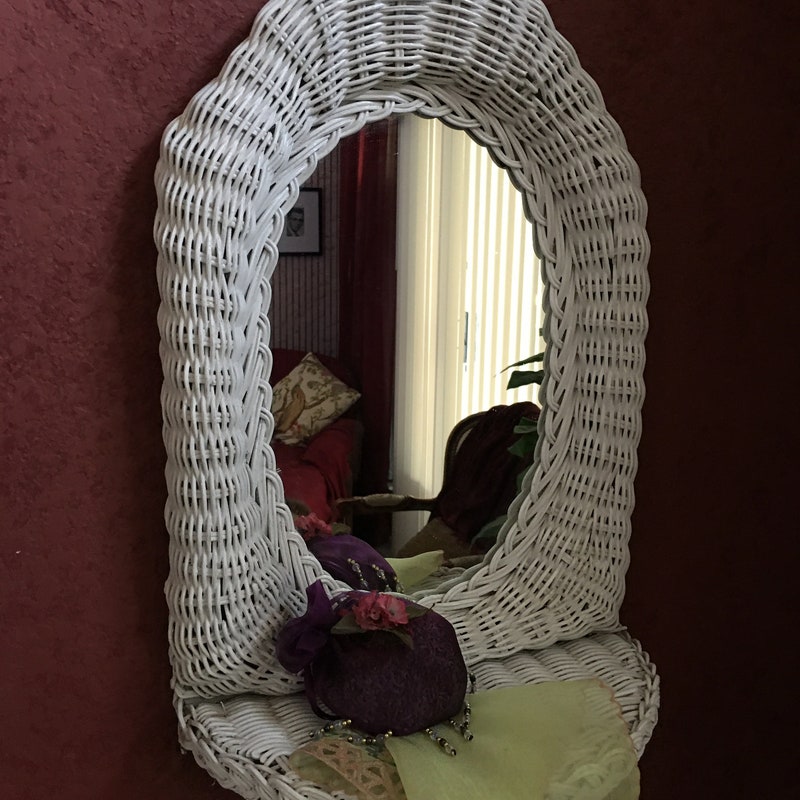 Wicker Mirror - Etsy