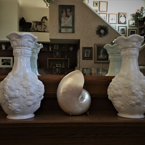 Large Milk Glass - Etsy