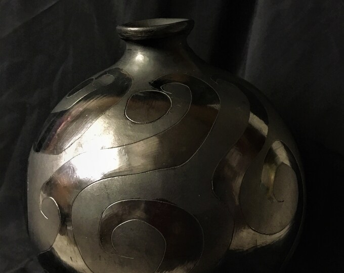 Vintage Dona Rosa Pottery Negra Coyotepec - Etsy