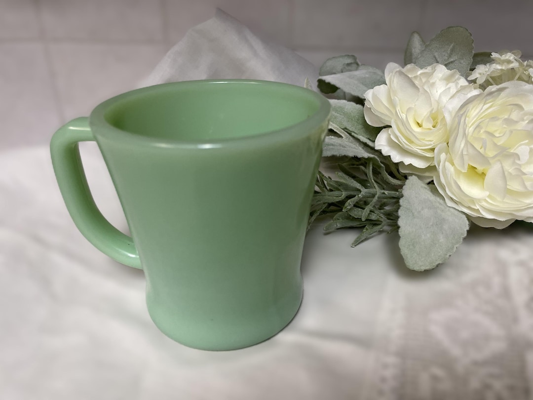 Jadeite Fire King Mug, Oven Ware, D Handle - Etsy