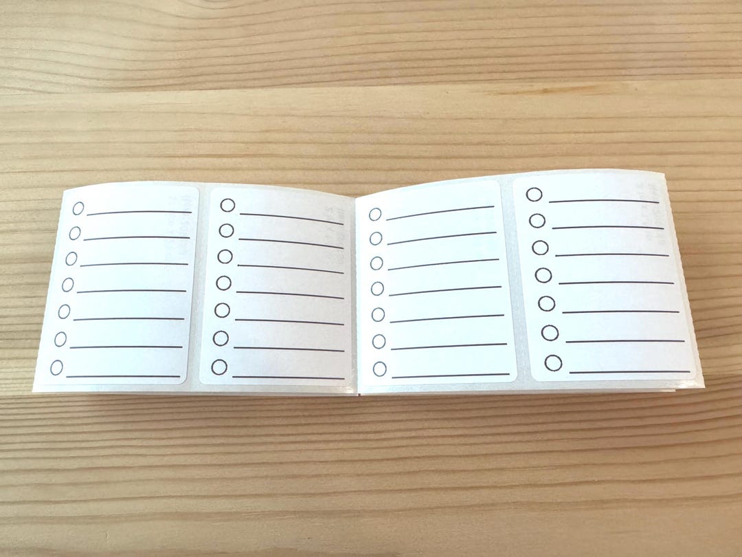 Circle Checklist Sticker - Planner Check List Sticker - Minimalist ...
