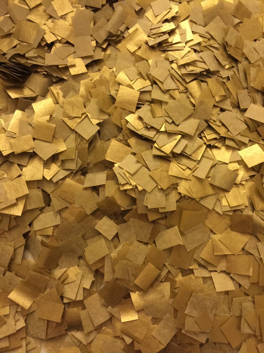 Metallic Gold Confetti. Biodegradable Confetti. Gold Wedding Confetti ...