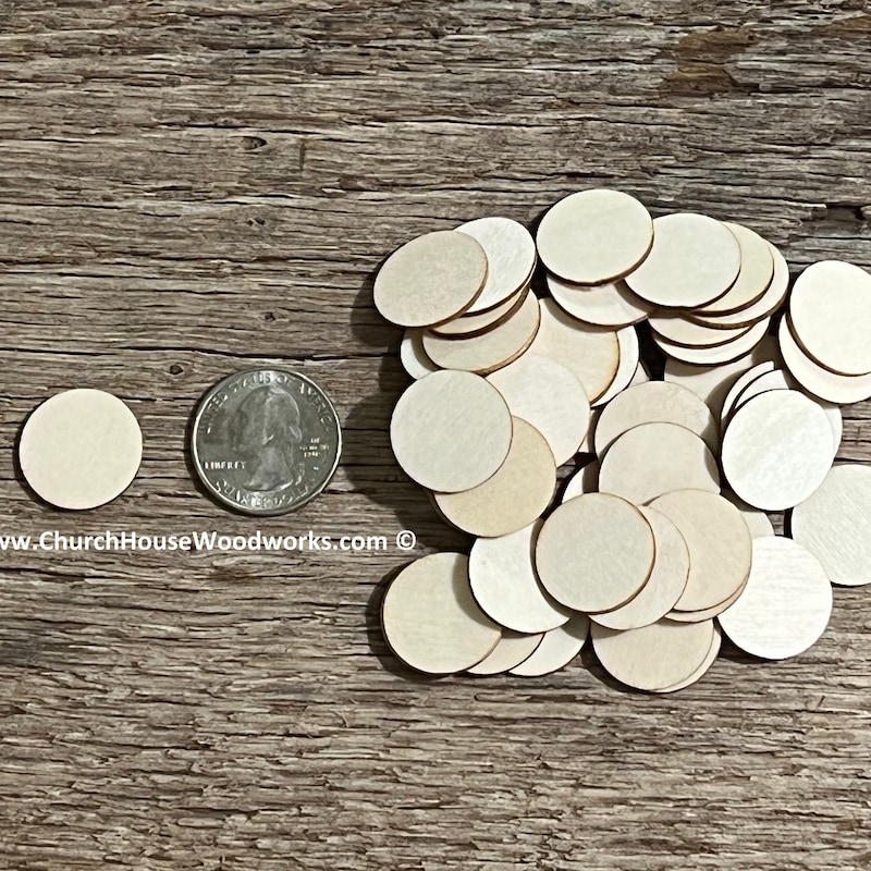 3 3/4 Inch Wooden Circle - Etsy