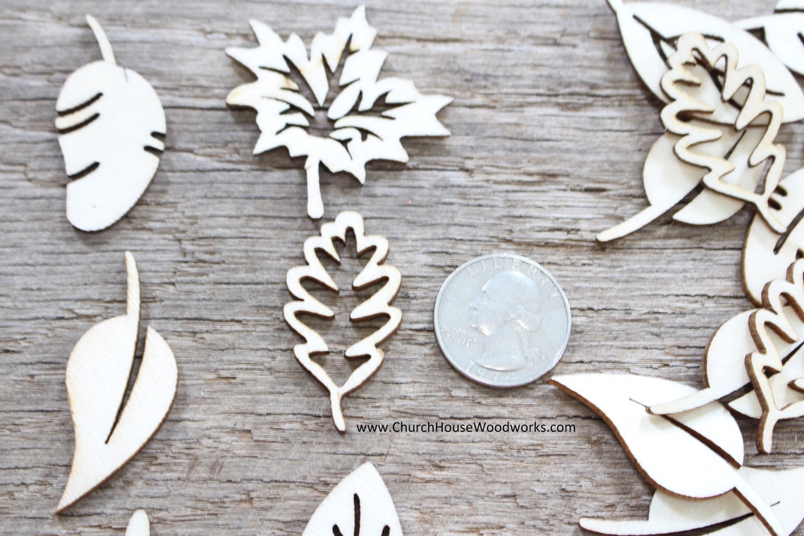 25 Qty Random Leaf Shape Assortment DIY Crafts Leaves - Etsy
