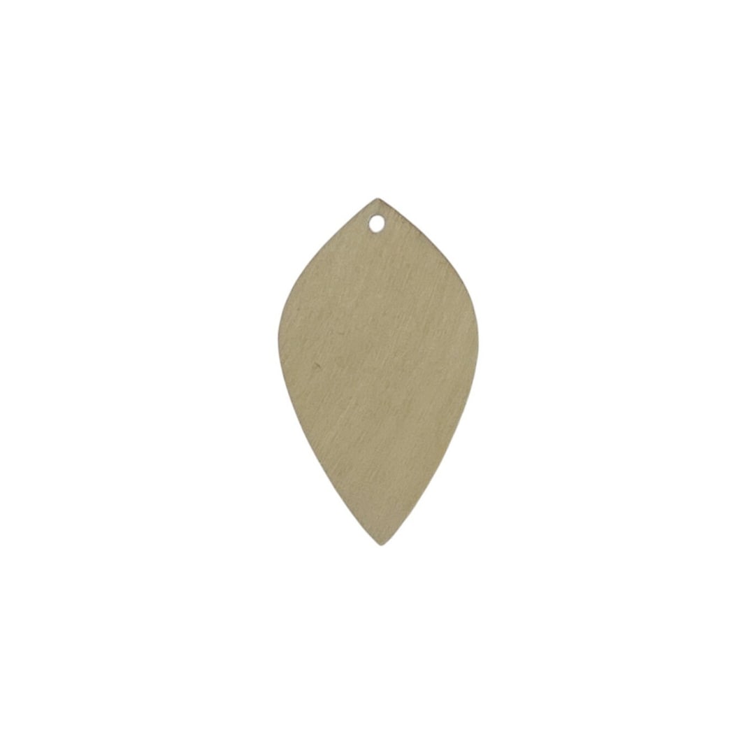 25 Qty 2 Inch Inverted Tear, Teardrop Wooden Craft Shapes, DIY Craft ...
