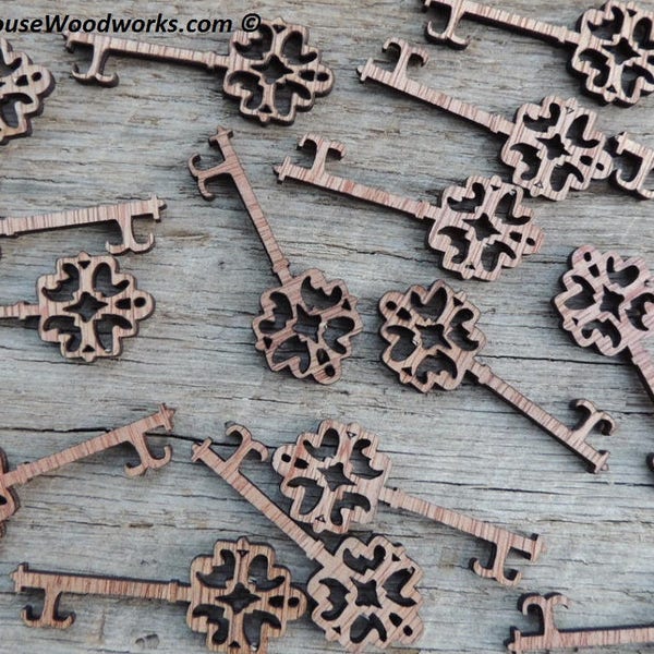 Wooden Skeleton Key - Etsy