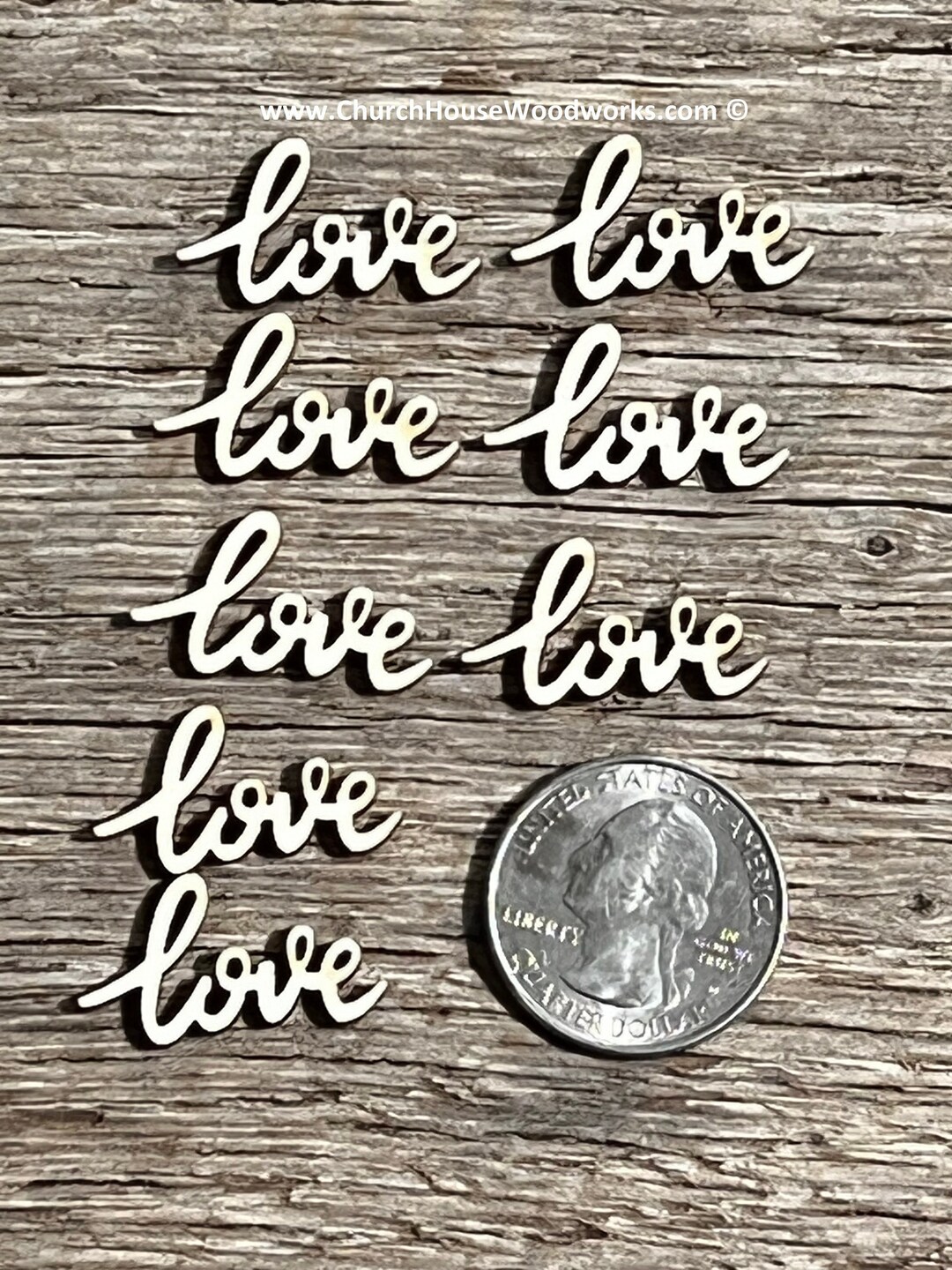 50 Qty "love" Cursive 1 Inch Words, Wedding Receptions, Wedding Table ...