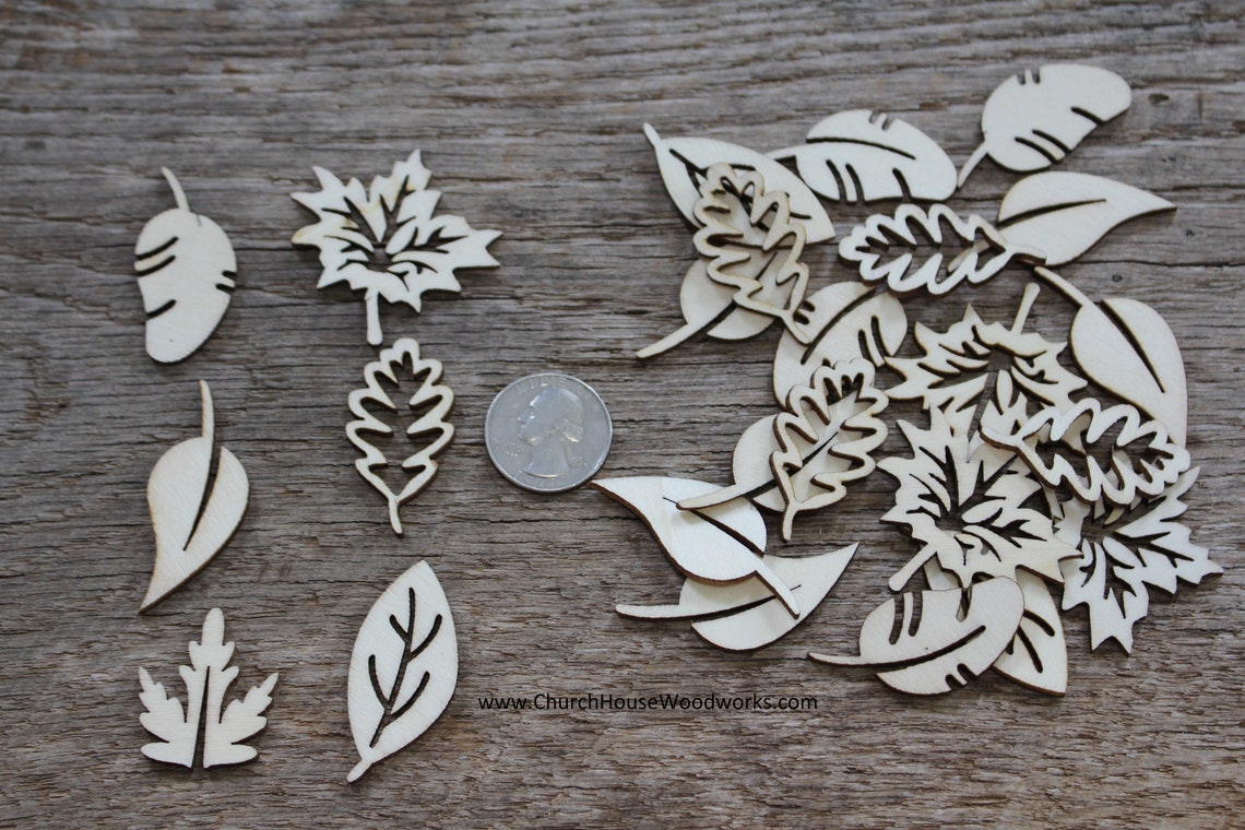 25 Qty Random Leaf Shape Assortment DIY Crafts Leaves - Etsy