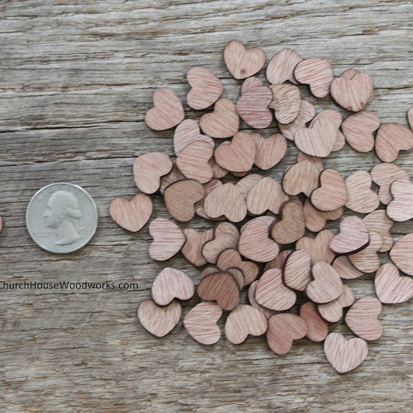 Wooden Hearts - Etsy