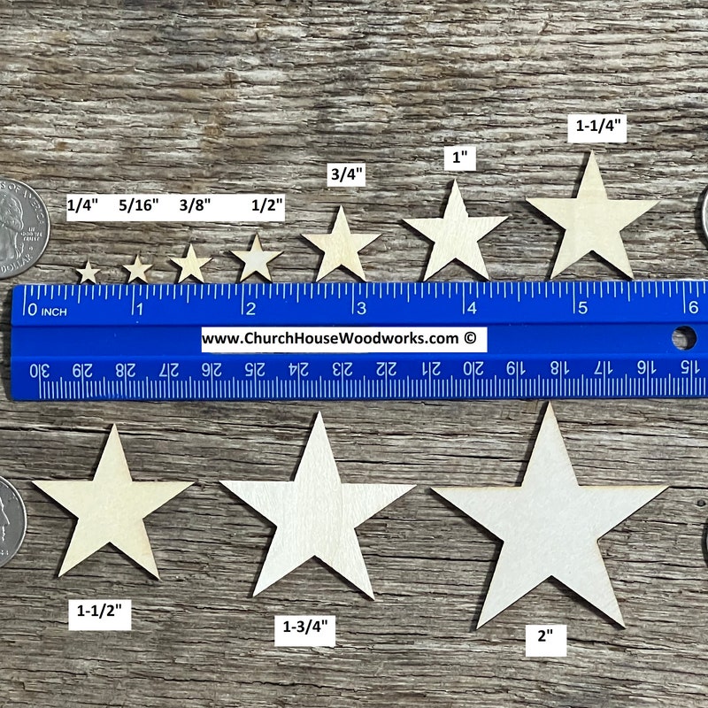 Wooden Stars for Crafts - Etsy