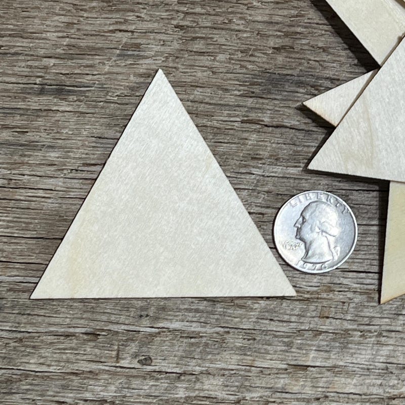 Triangle Wood - Etsy