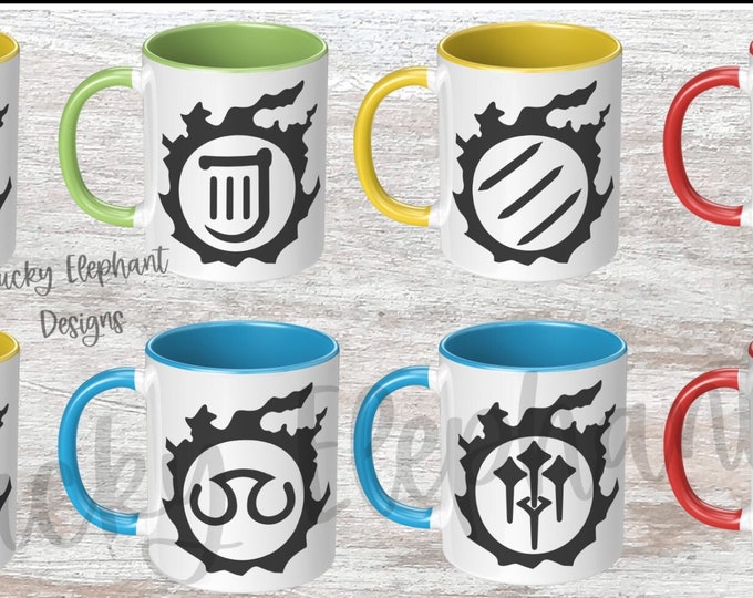 FFXIV Job Logo Mugs FFXIV Job Coffee Mug Red Mage Coffee - Etsy