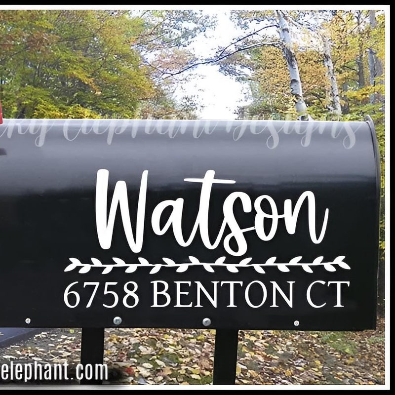 Mailbox Decals - Etsy
