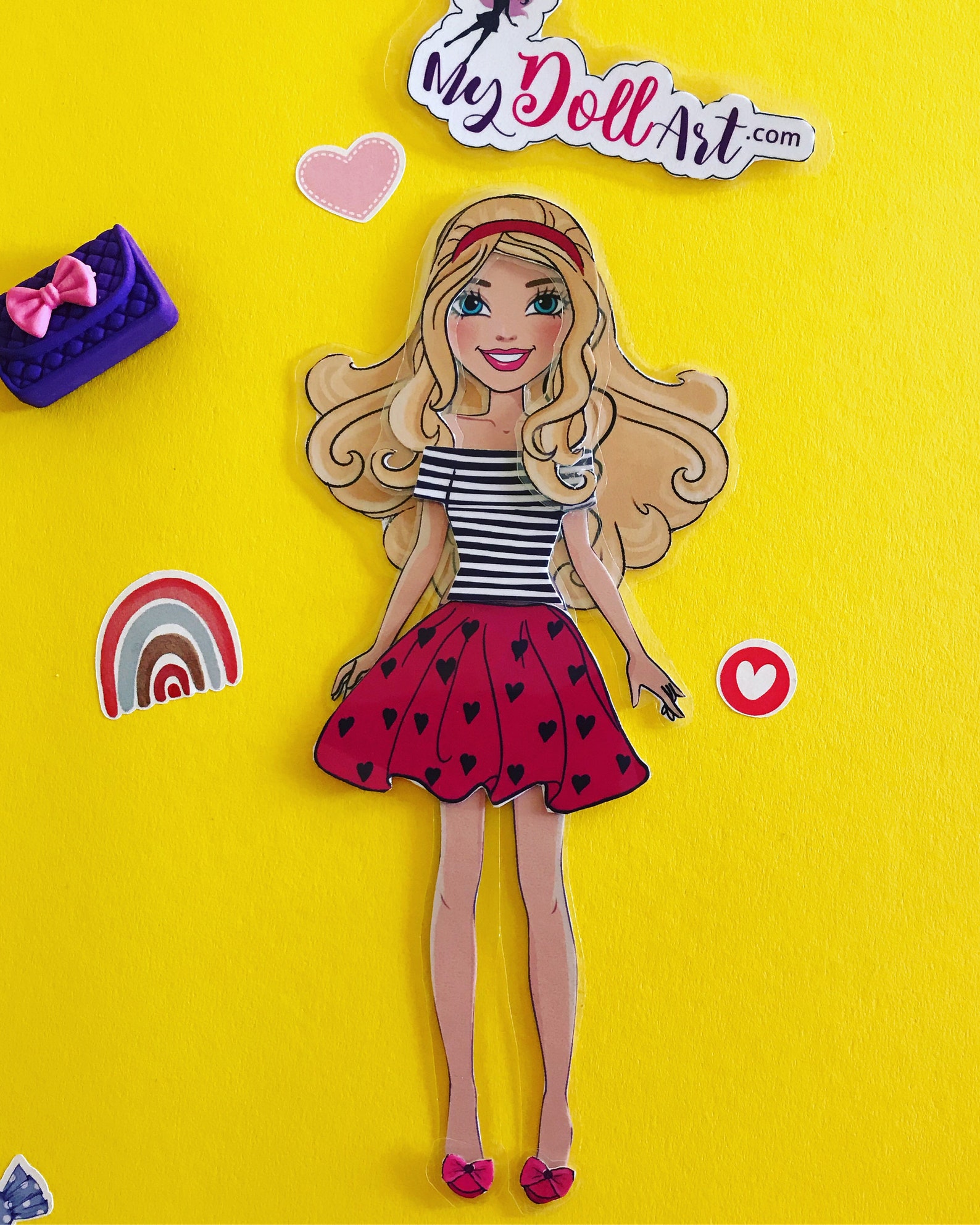 Printable Paper Doll Dress up Play Kit, DIY Busy Book, Doll Paper Craft ...