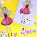 Printable Paper Doll Dress up Play Kit, DIY Busy Book, Doll Paper Craft ...
