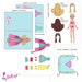 Princess Paper Doll Dress Up, DIY Busy Book, Printable Doll Paper Craft ...