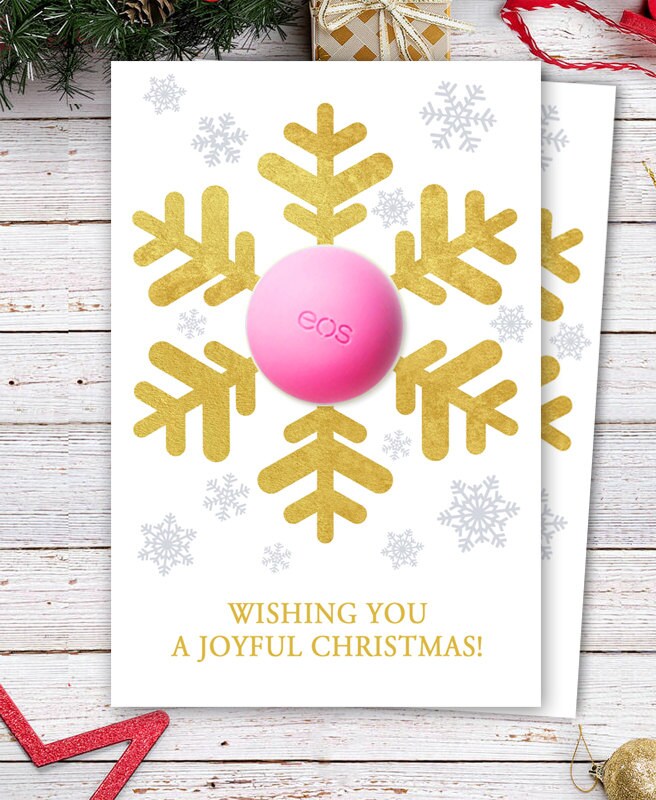 Christmas Gifts for Her Eos Lip Balm Snowflake Christmas Ornament ...