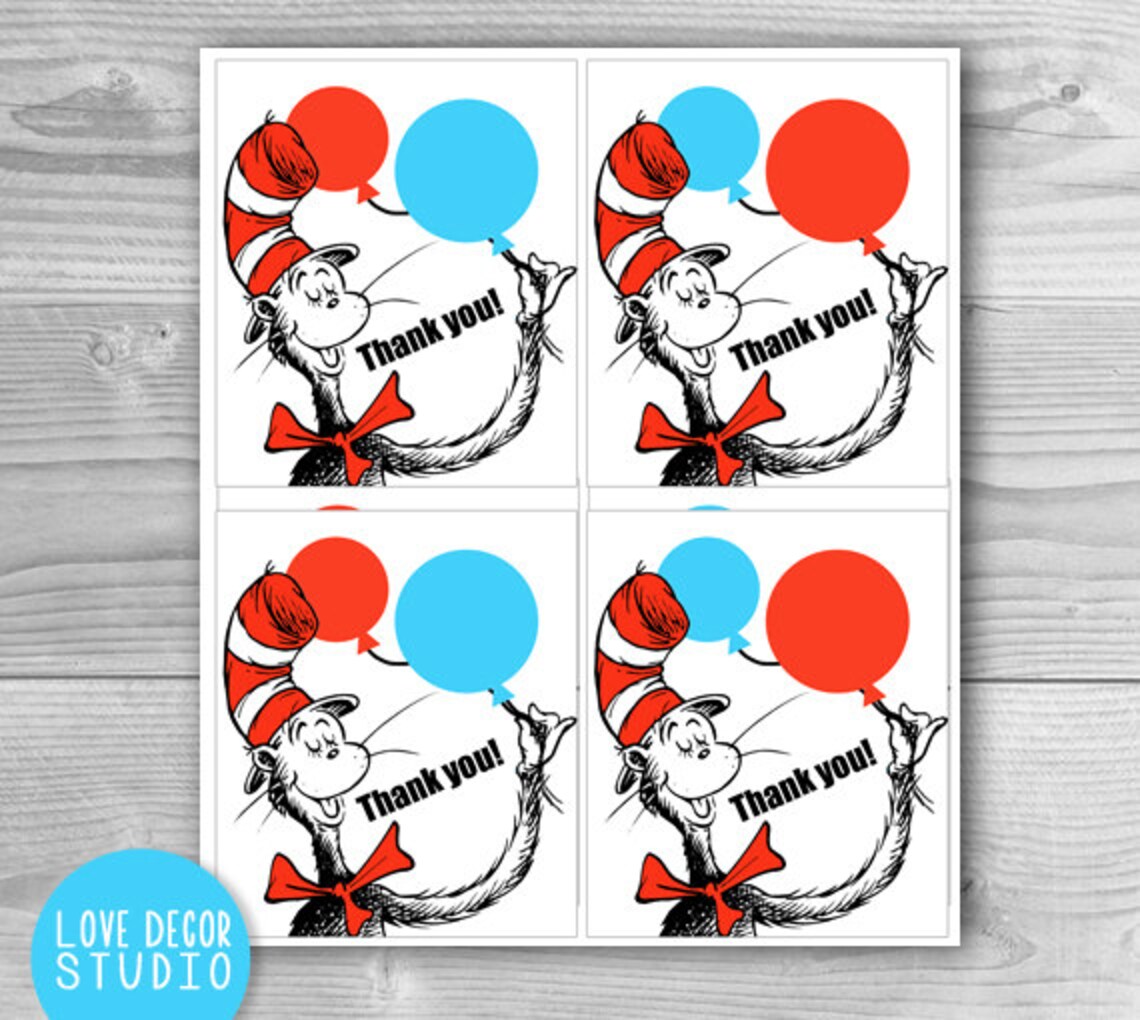 Birthday Favors With EOS Lip Balm - Dr Seuss Gift Tags - Printable Gift ...
