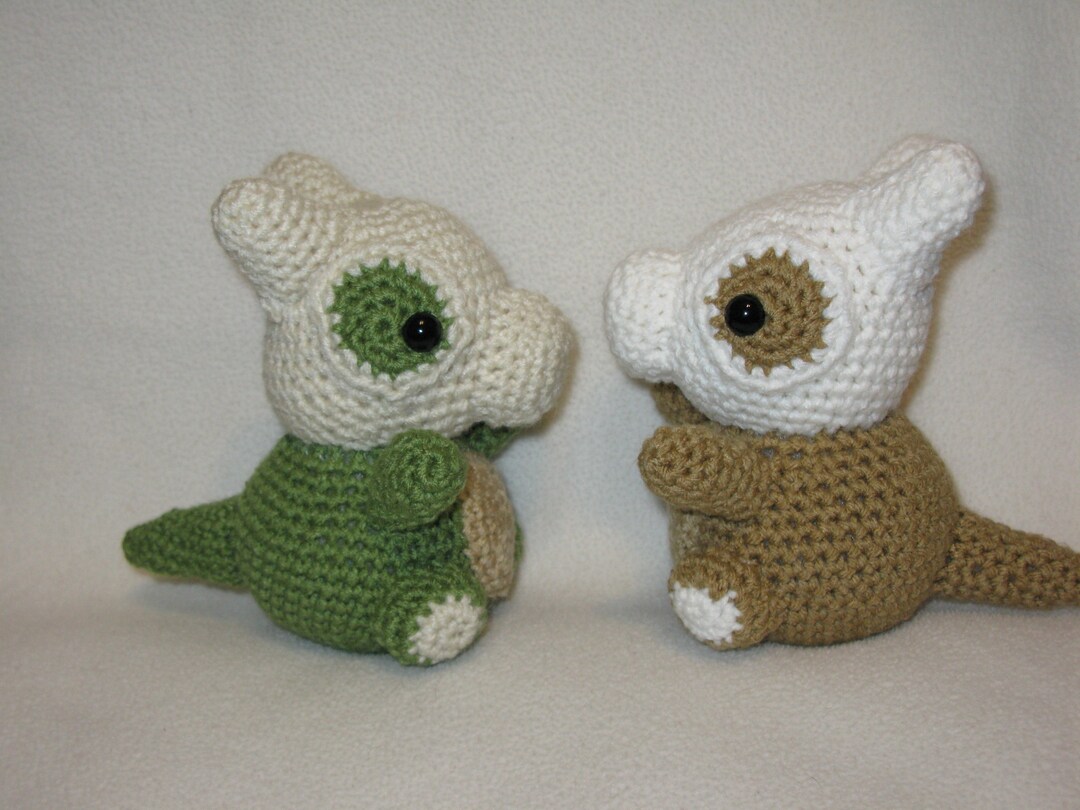 Chibi Cubone OR Shiny Cubone Amigurumi Plush - Etsy